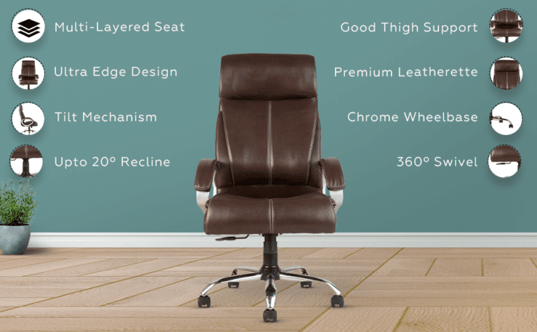 C80 - Executive Chair High Back Boss Chair Leather Office Chair/Director Chair/Leatherette ...
