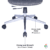 C125 - Zooper Hight Back Ergonomic Chair || Office & Home Chair (Grey ...