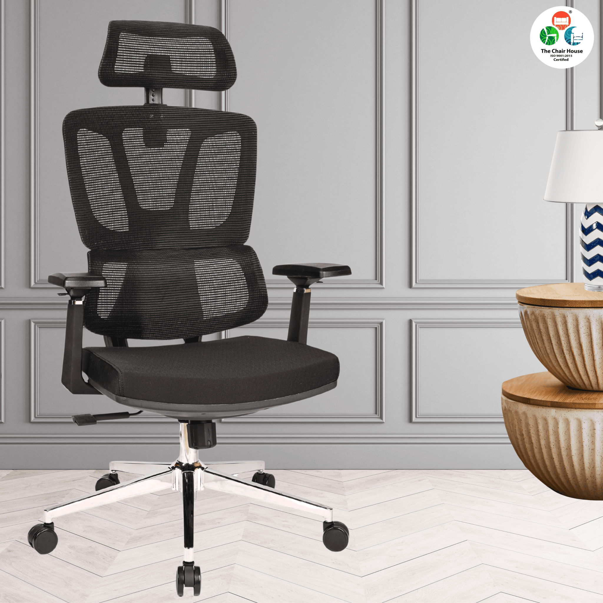 C154- VENZO High Back Ergonomic Mesh Office Chair with Auto Adjustable ...