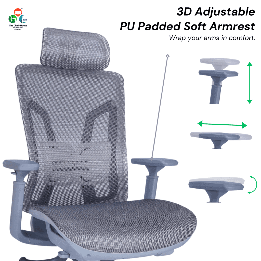 C159 - INOX Ergonomic Mesh High Back Executive Office Chair for Maximum ...